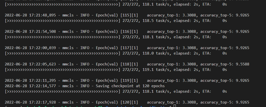 Top1 accuracy stays almost 0 during entire training proccess · Issue ...