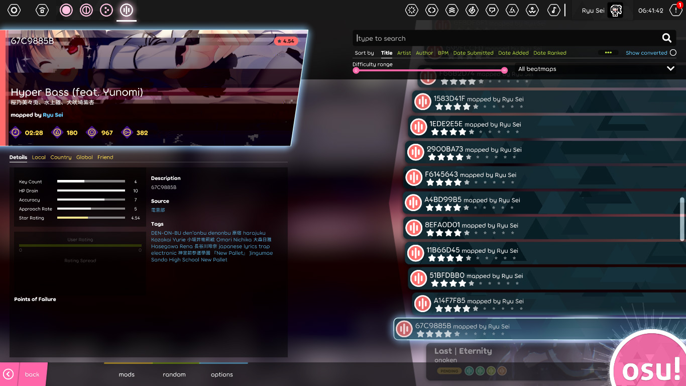 osu!mania SR discrepancy when line orders changed · ppy osu ...