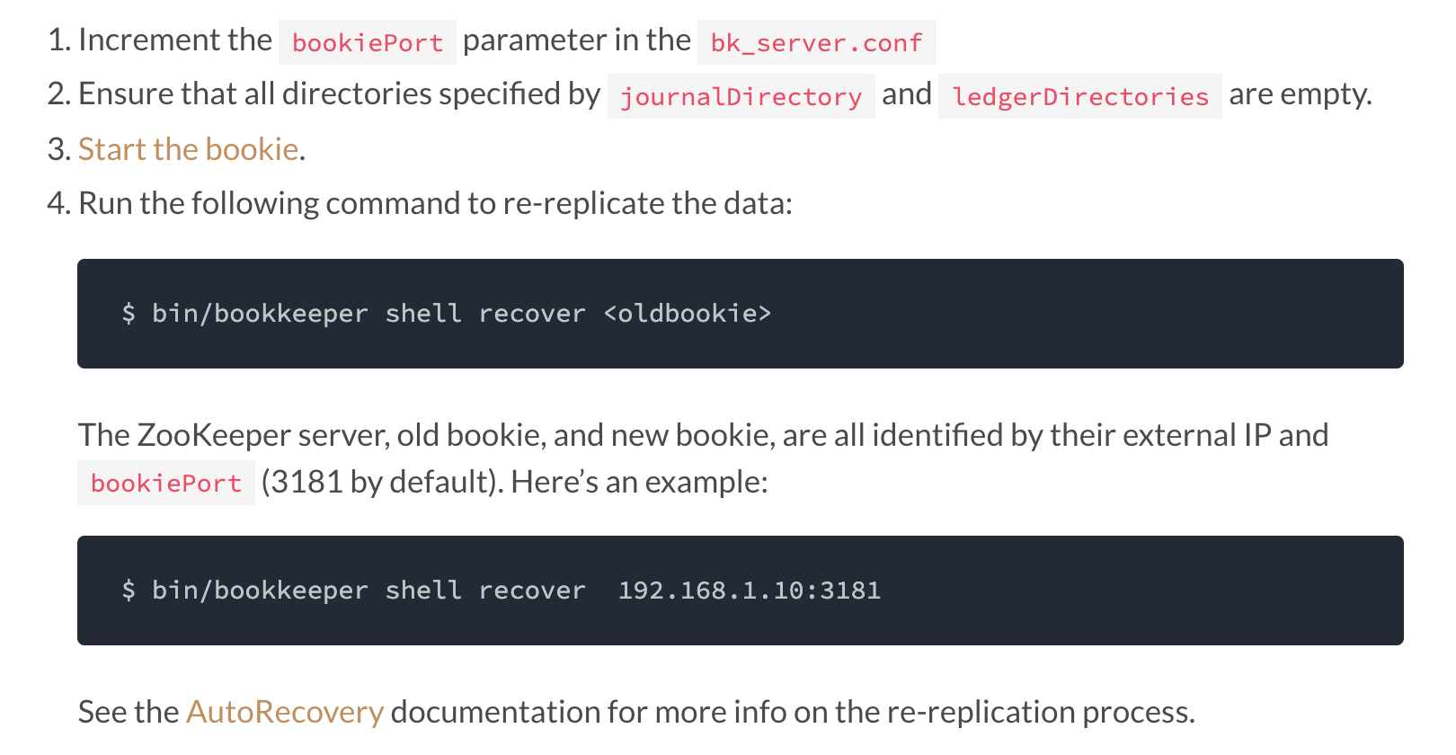 bookkeeper Manual recovery report Error · Issue #10083 · apache/pulsar · GitHub