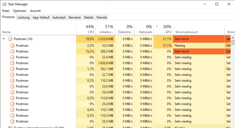 High GPU usage when running several Collection Runners · Issue #8198 ...