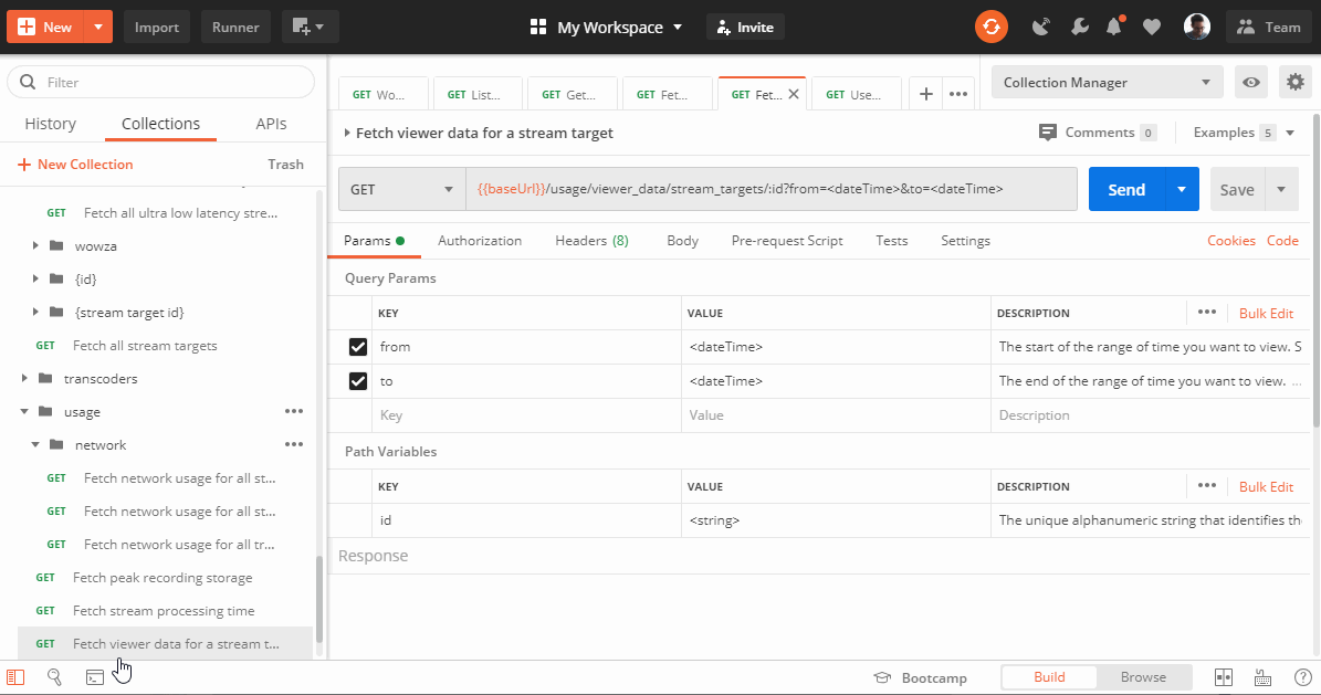 Add Collection location info and name filter option to open request tab ...