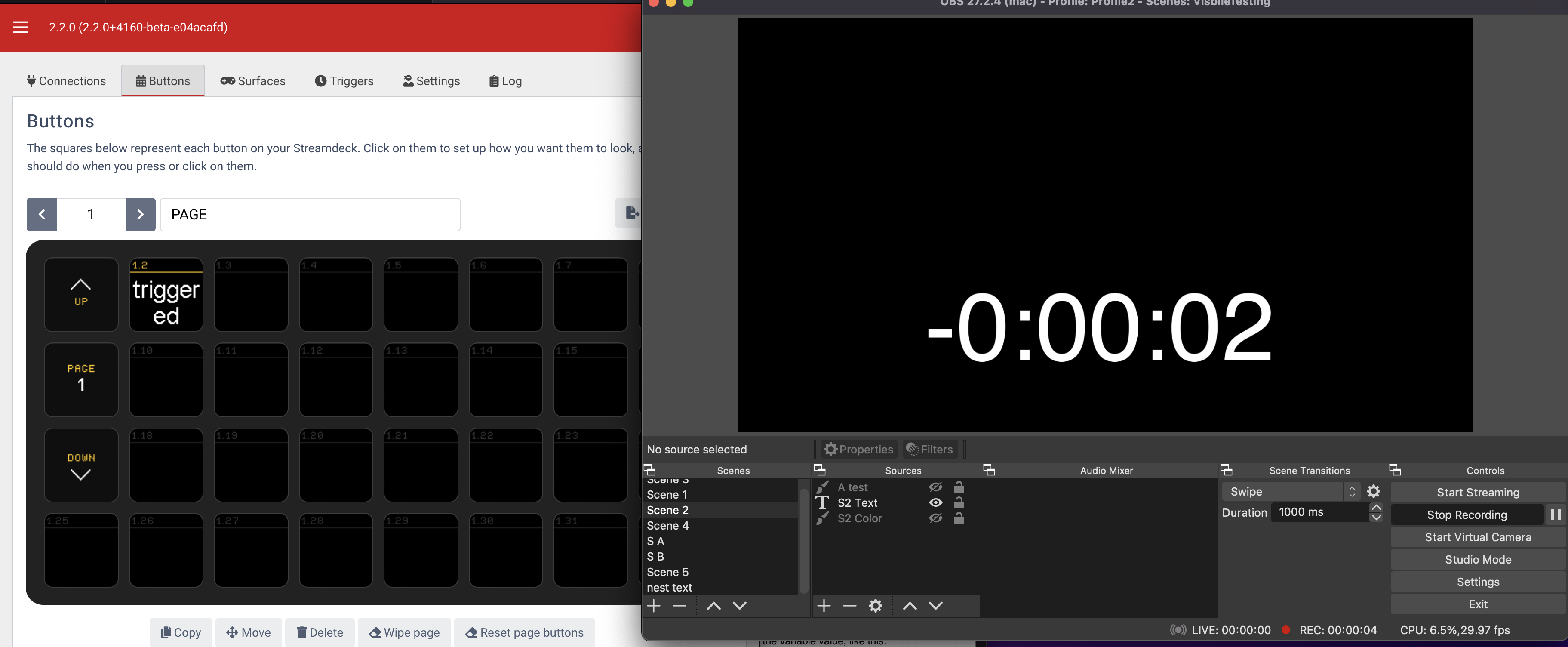 Trigger on OBS Recording Status · Issue #2018 · bitfocus/companion · GitHub