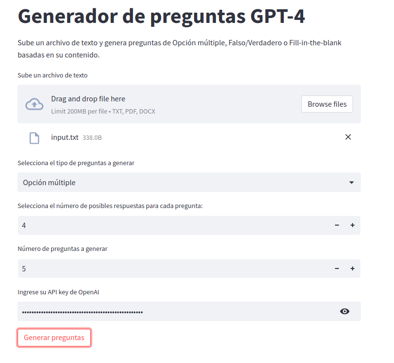 GitHub - AbelardoGP/Exam-generator: GPT-4 Exam Generator