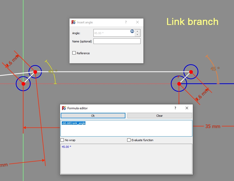 Sketcher/dimension formulas created in Link do not work in 0.20 · Issue #680 · realthunder ...