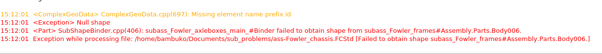 link problems when using subshape binder and assemblies to link to another file...?? · Issue ...