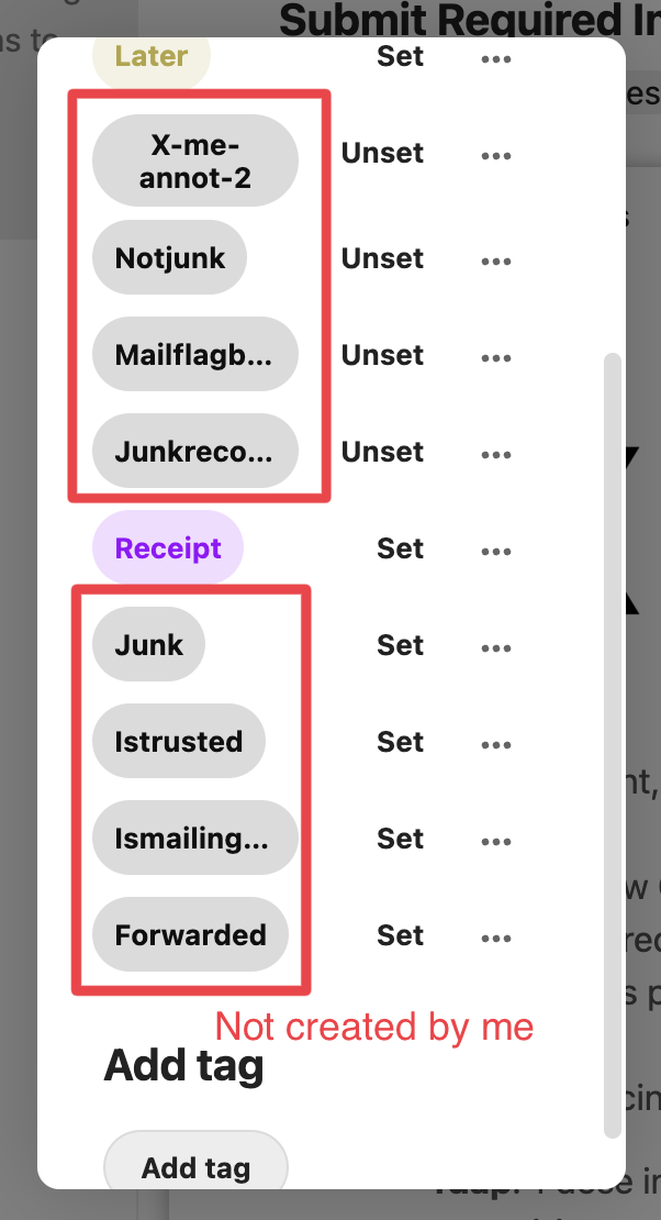 Emails Shown In A Fastmail Account Have Metadata Attached To Them As Tags · Issue 6752 
