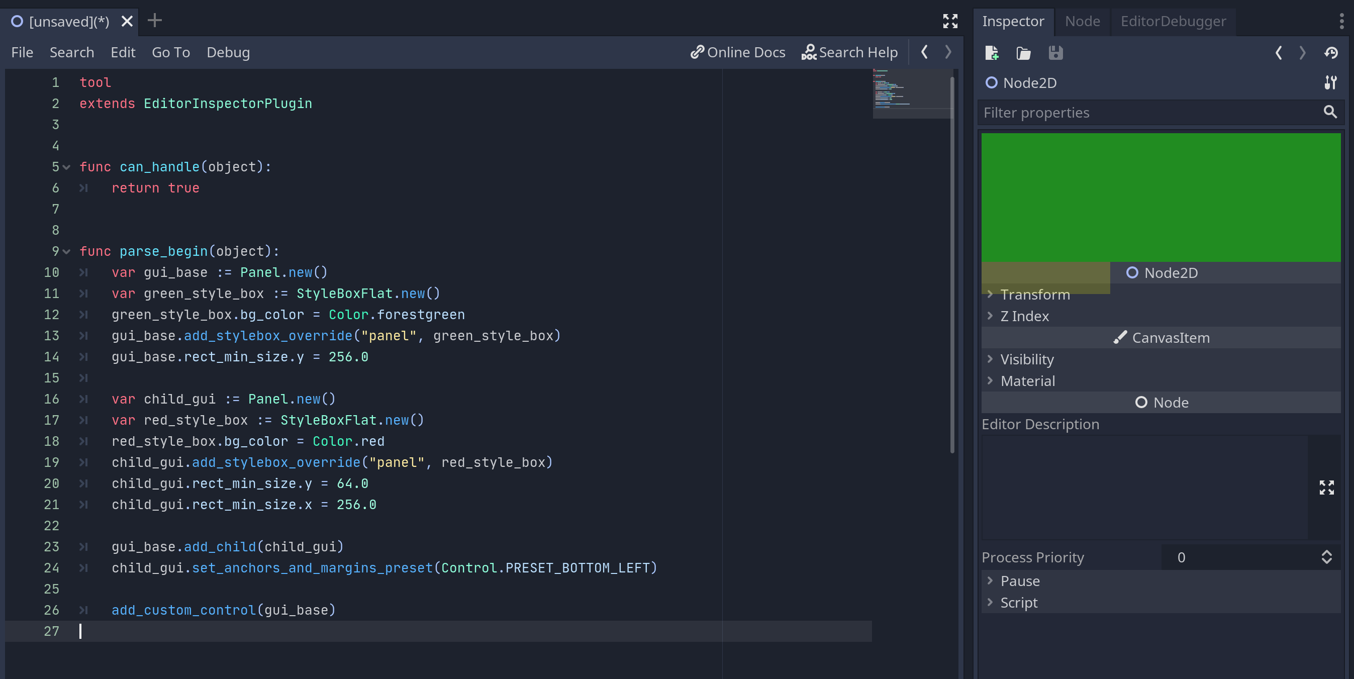 `EditorInspectorPlugin` children go out of bounds when using `Control.set_anchors_and_margins ...