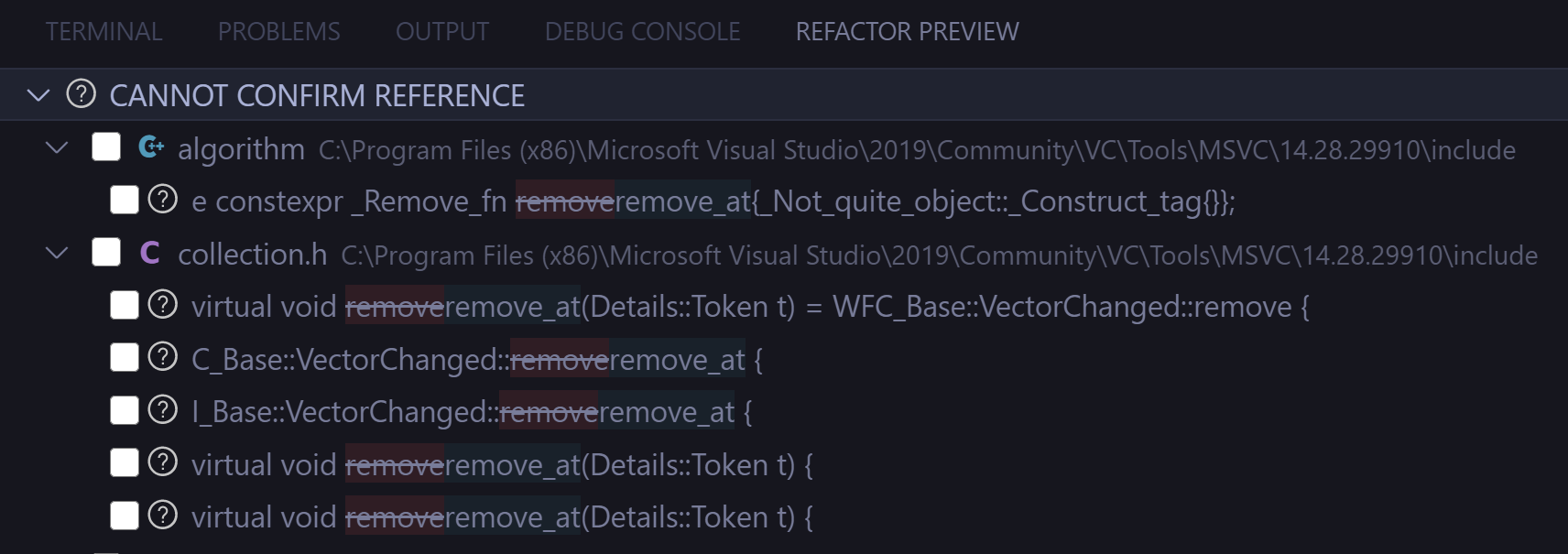 Rename symbol should not search std library files · Issue #7779 ...