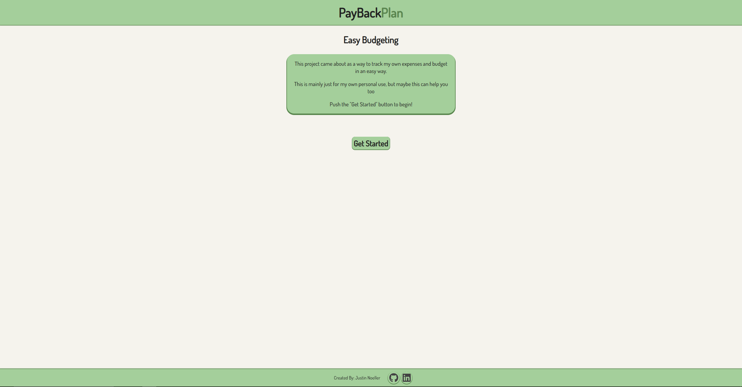 GitHub - noellerjd/Payback-Plan