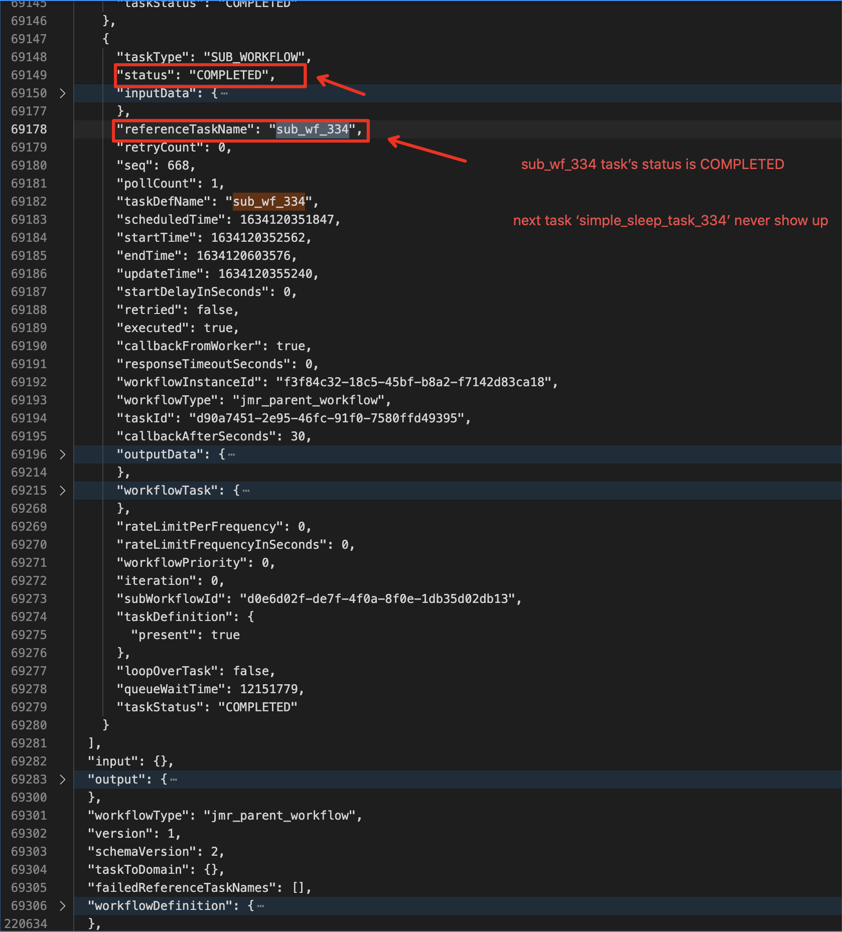 The workflow suspended , which contains 3,253 tasks. · Issue #2515 · Netflix/conductor · GitHub