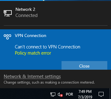 Policy Match Error Windows 10 · Issue #593 · hwdsl2/setup-ipsec-vpn · GitHub