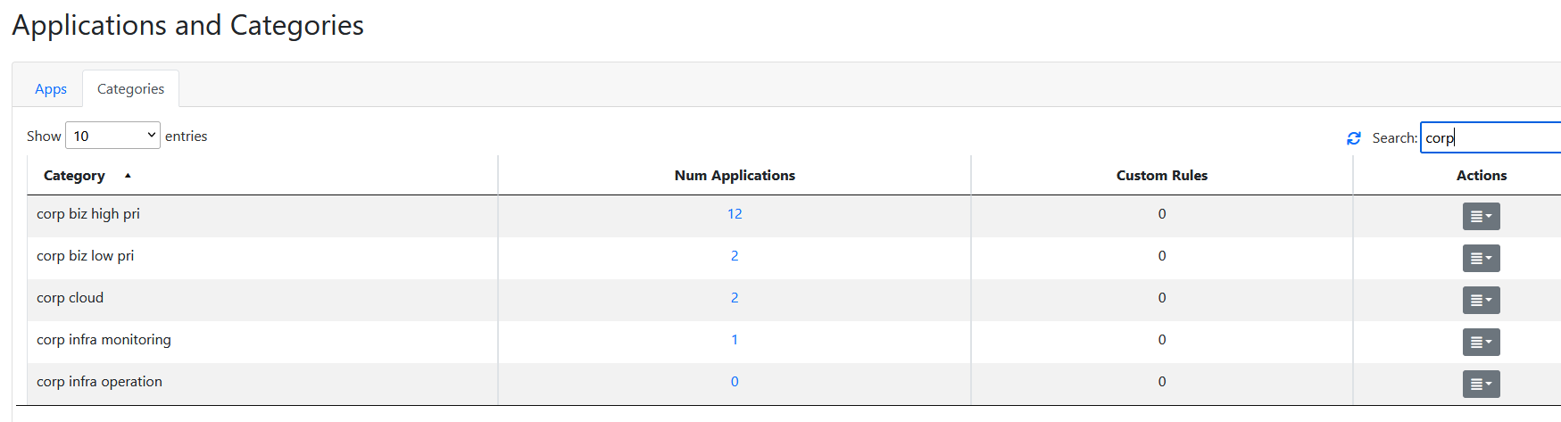 application searchin 'App tab' doesn't work under "Setting>Application and Categories" · Issue ...