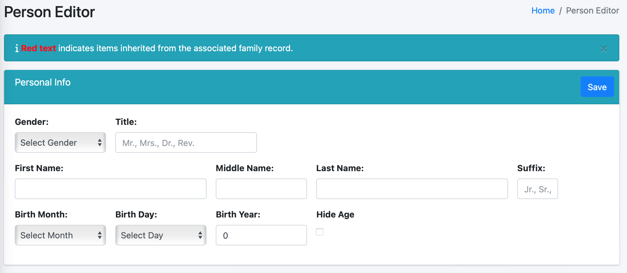 Feature request: Add optional nickname to Person · Issue #6651 · ChurchCRM/CRM · GitHub