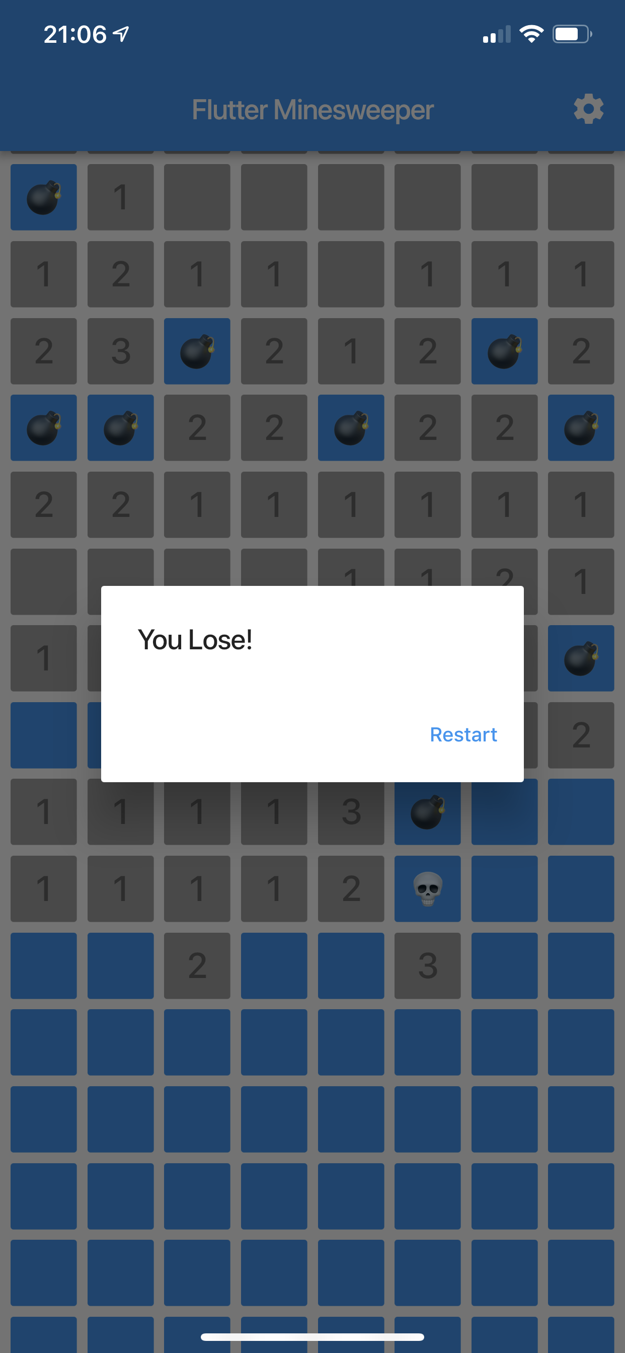 The cell number is incorrect · Issue #1 · xcv58/flutter-minesweeper · GitHub