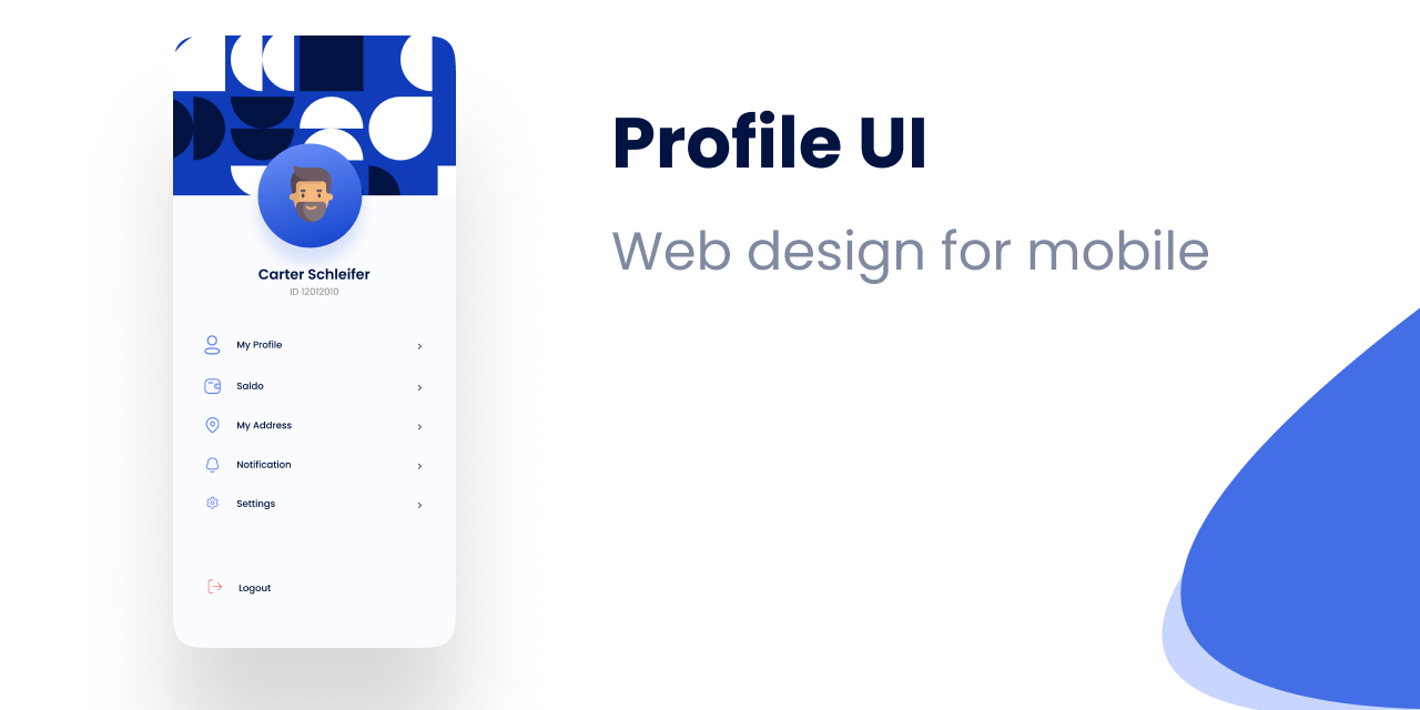 GitHub - zainalY/profileUI: This is Profile UI design for mobile on website. use html and css