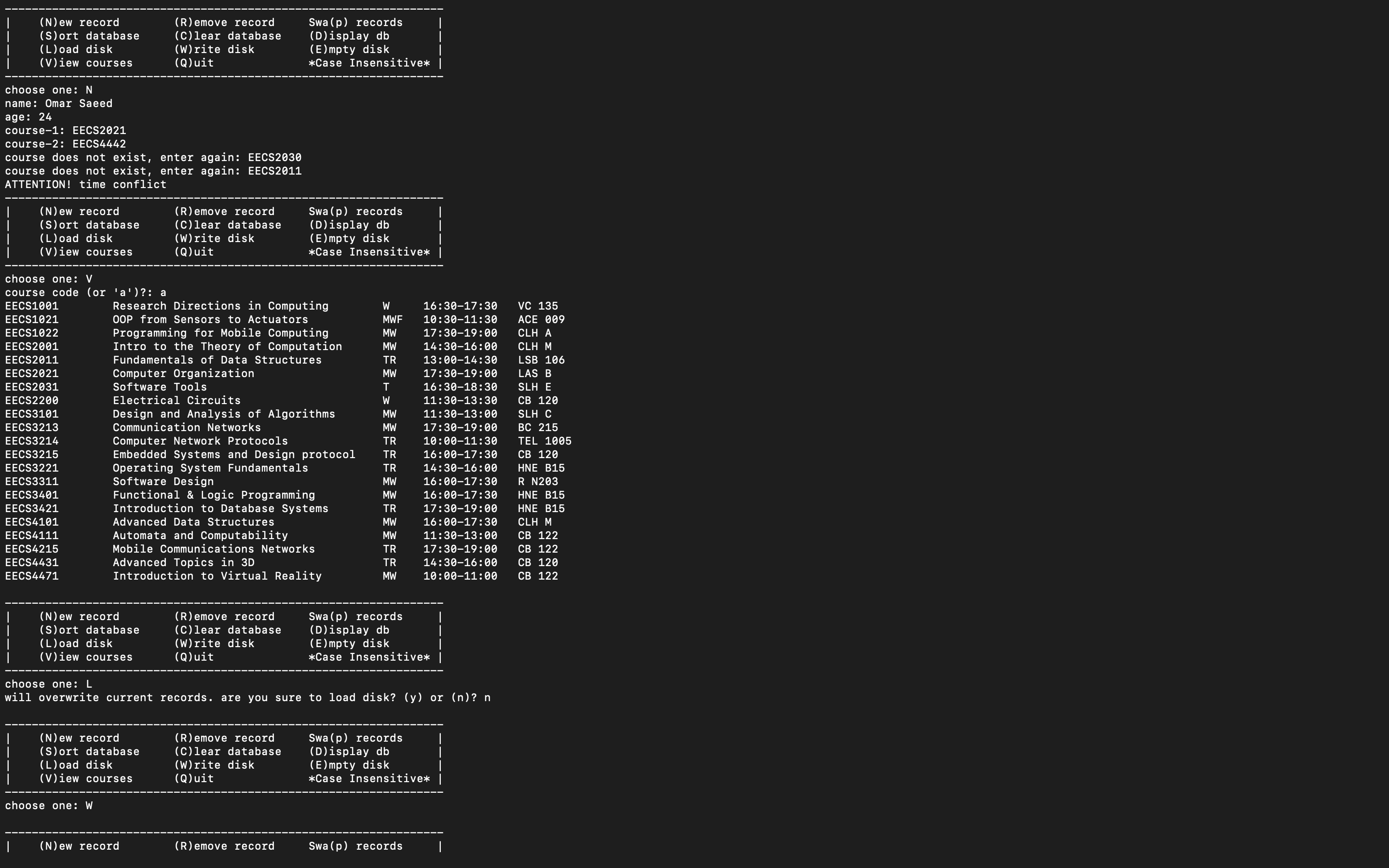 GitHub - omarsaeedmirza/Student-enrolment-system