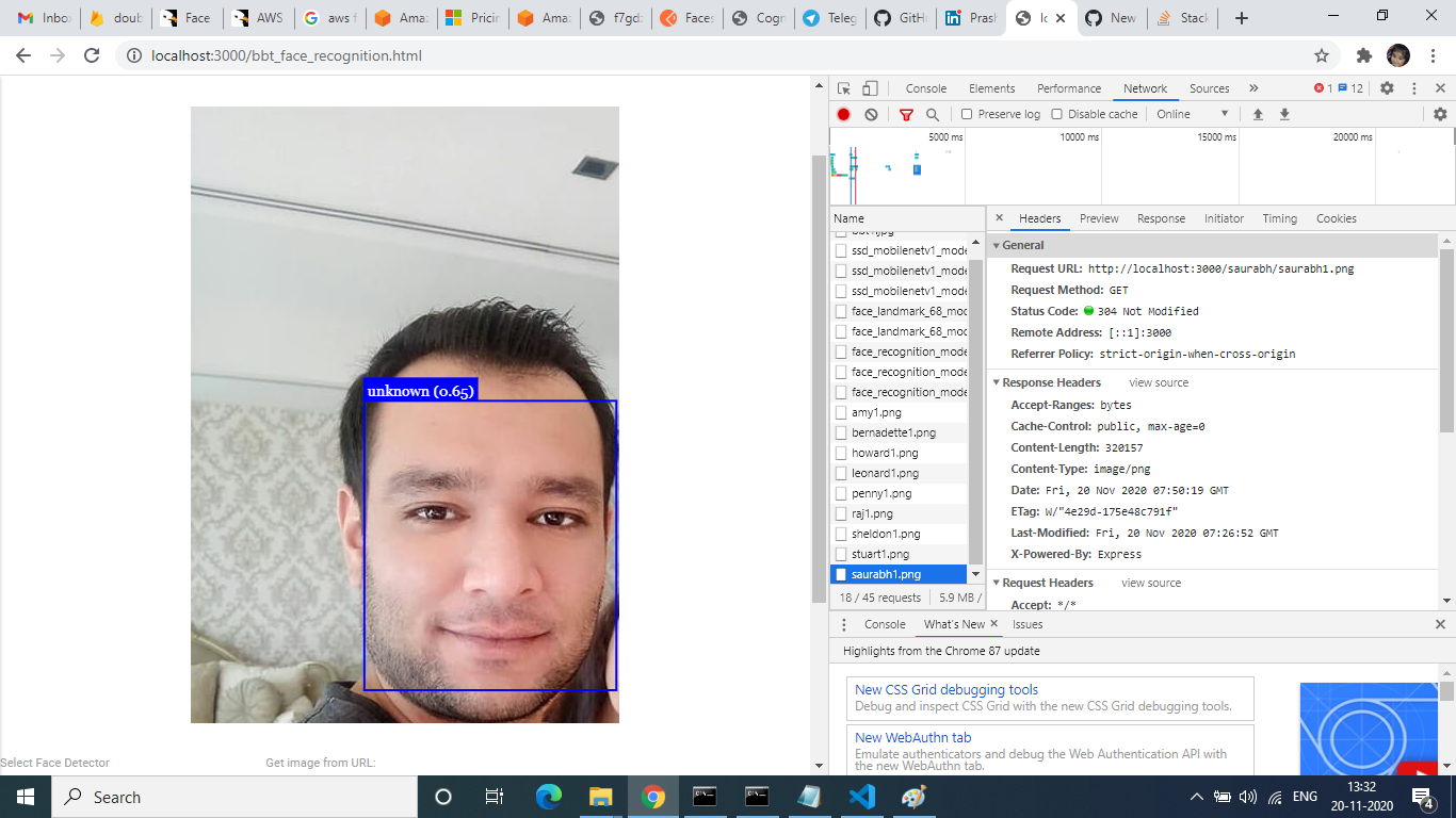 BBT face recognition face page not recognizing my face · Issue #730 · justadudewhohacks/face-api ...