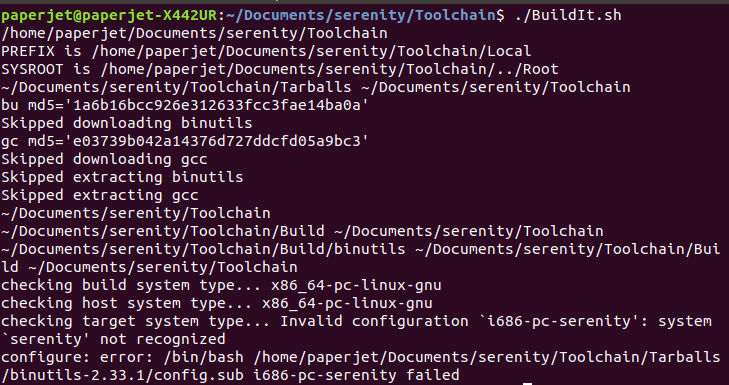 Failed to boot after run ./run command · Issue #1086 · SerenityOS/serenity · GitHub