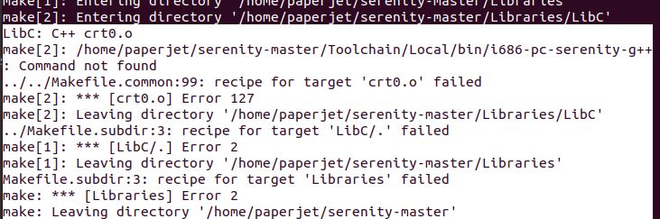 Failed to boot after run ./run command · Issue #1086 · SerenityOS/serenity · GitHub