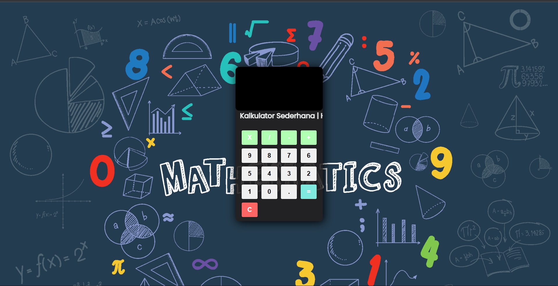 GitHub - HilmanShinichi/kalkulator-js: Tugas Membuat Kalkulator sederhana