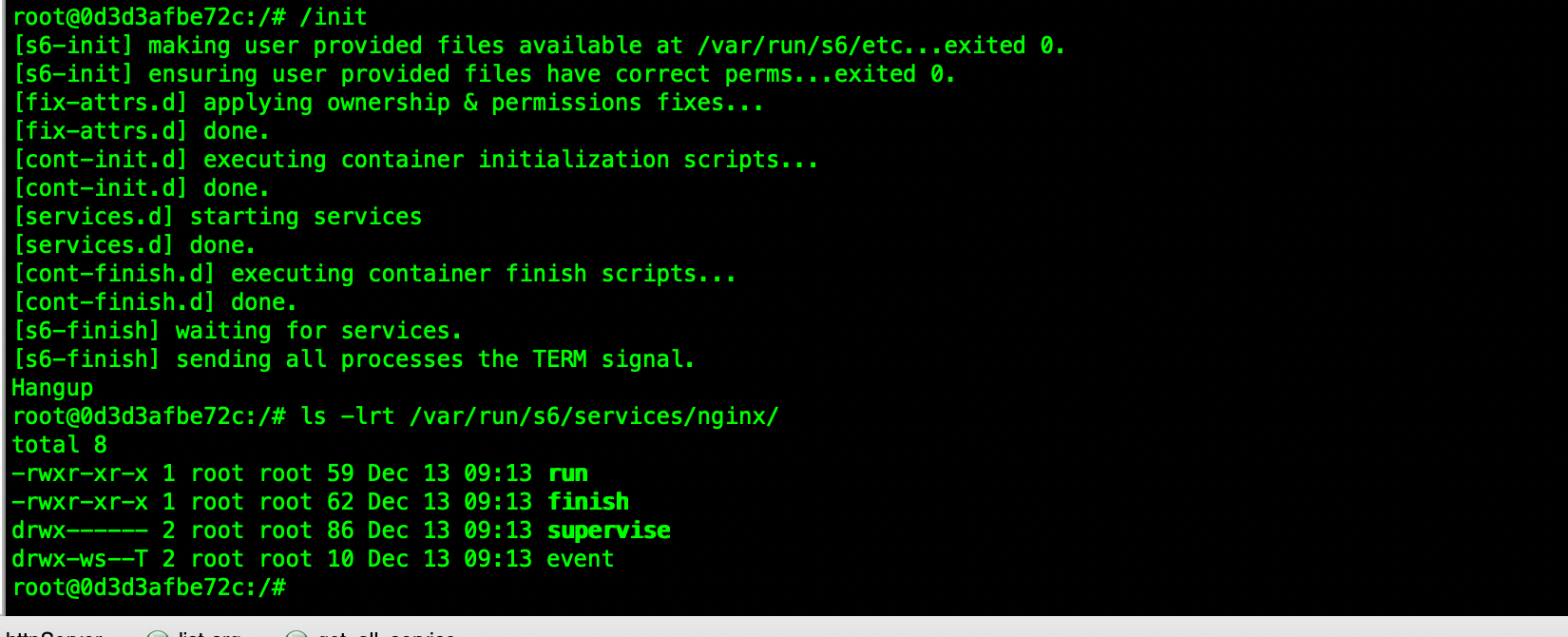 s6 exited after excute /init · Issue #504 · just-containers/s6-overlay · GitHub