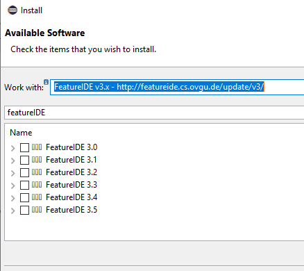 Runtime Parameters: Eclipse New-Project-Creation Build Error · Issue #893 · FeatureIDE ...