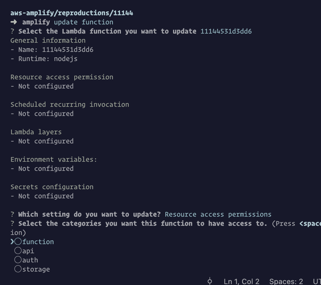 Function Additonal Permissions Displays Removed Resources As Selection · Issue 11167 · Aws