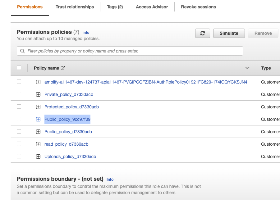 Amplify Override Project Overwrites Existing Iam Role Policy · Issue