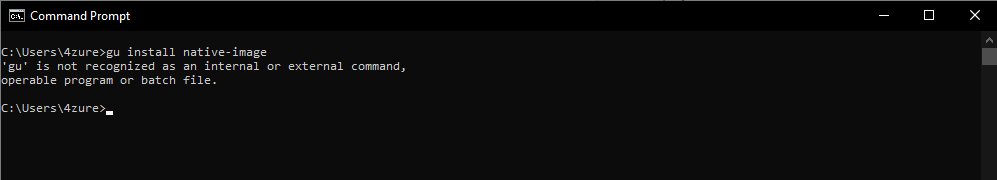 GraalVM's native image Maven plugin is failing on Windows (Windows Early Adopter) · Issue #1397 ...