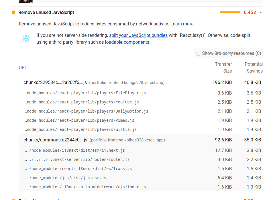 Configurable player import to reduce javascript bundñe impact · Issue #1095 · cookpete/react ...