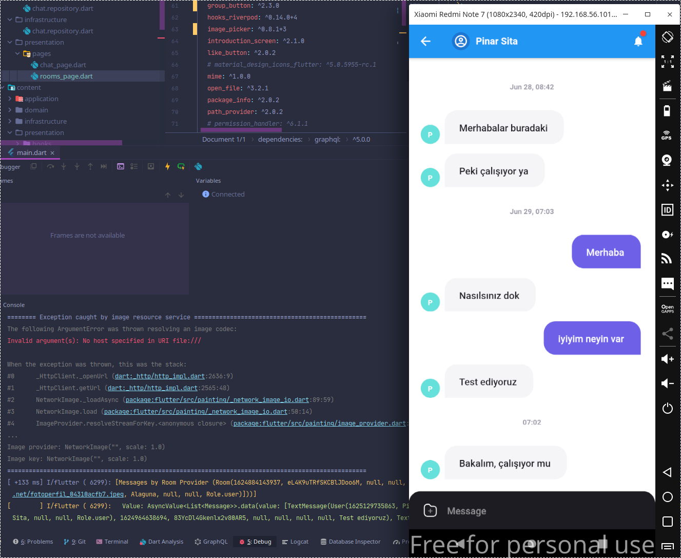 No host specified in URI file on RoomsPage when other chat user has not profile photo · Issue ...