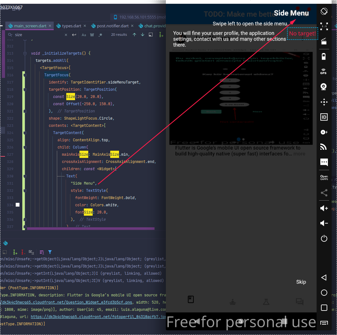 ERROR: No step on TargetFocus with TargetPosition instead of GlobalKey · Issue #77 ...