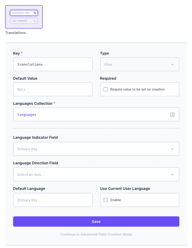 Setting fields to be ignored by translations · directus directus · Discussion #14860 · GitHub