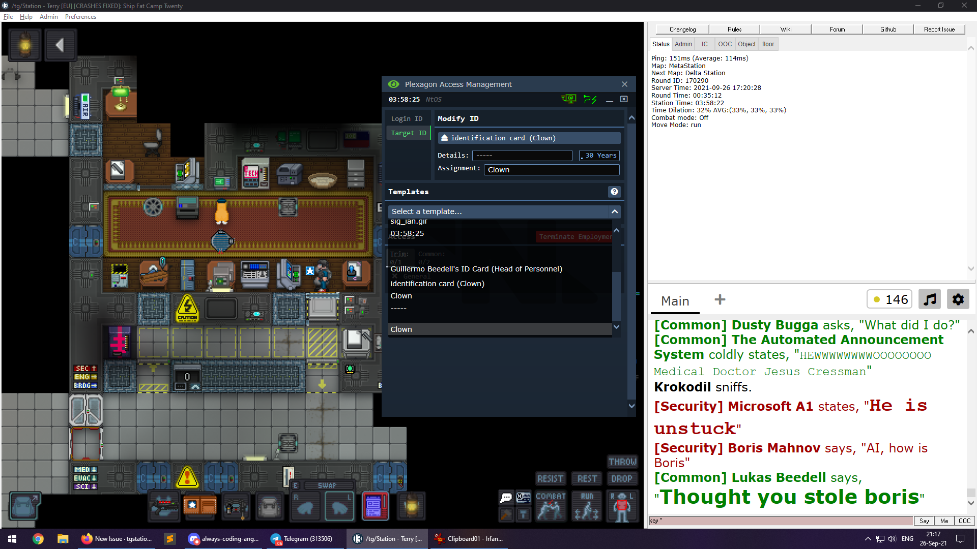 Plexagon access management program shows strange options · Issue #61720 · tgstation/tgstation ...