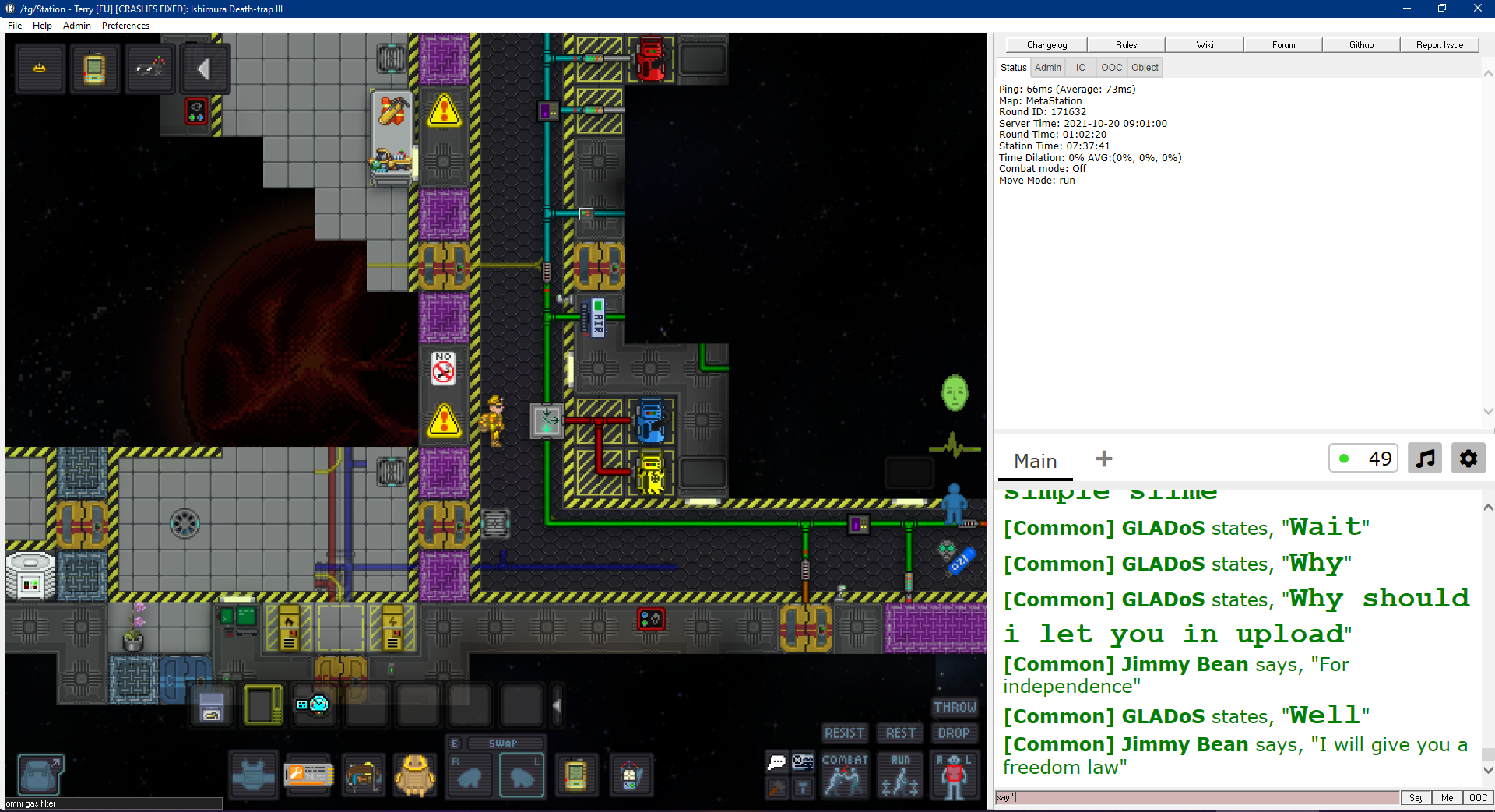Supermatter omni gas filter deleting gas · Issue #62235 · tgstation/tgstation · GitHub