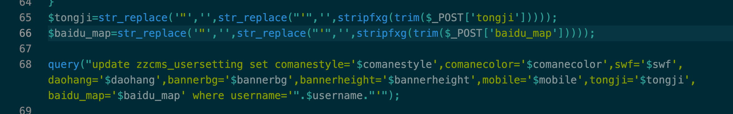 GitHub - relightsec/BaiCloud: BaiCloud-cms 2.5.7 /user/ztconfig.php SQL injection Vulnerability