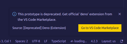 Deno Extension and Language Server not working · Issue #3160 · coder/code-server · GitHub