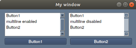 [ Enhancement/Bug ] Multiline element not honoring "autoscroll" parameter. · Issue #2623 ...