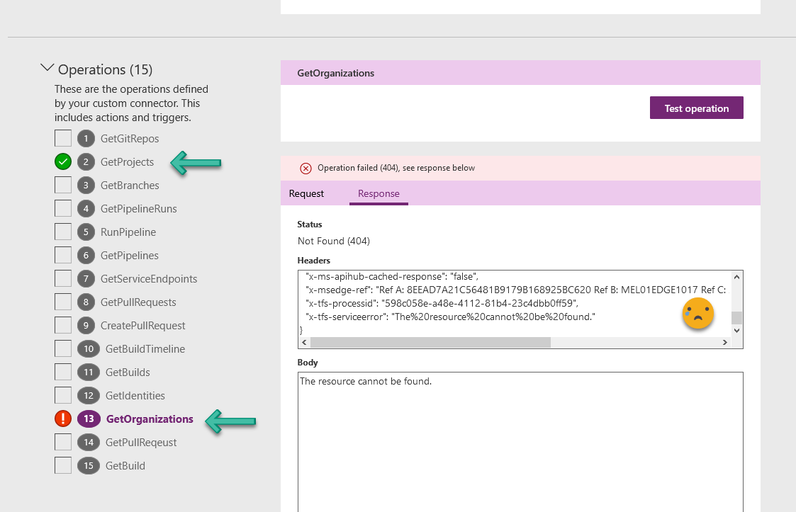 [AA4AM] Custom Connector - Get Organizations error out · Issue #418 · microsoft/coe-starter-kit ...