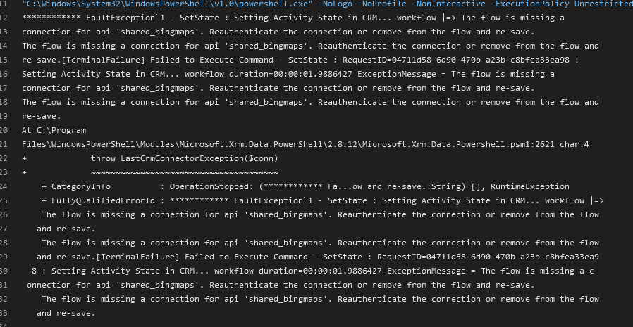 Flow Activation - Flow is missing Connection exception · Issue #56 ...