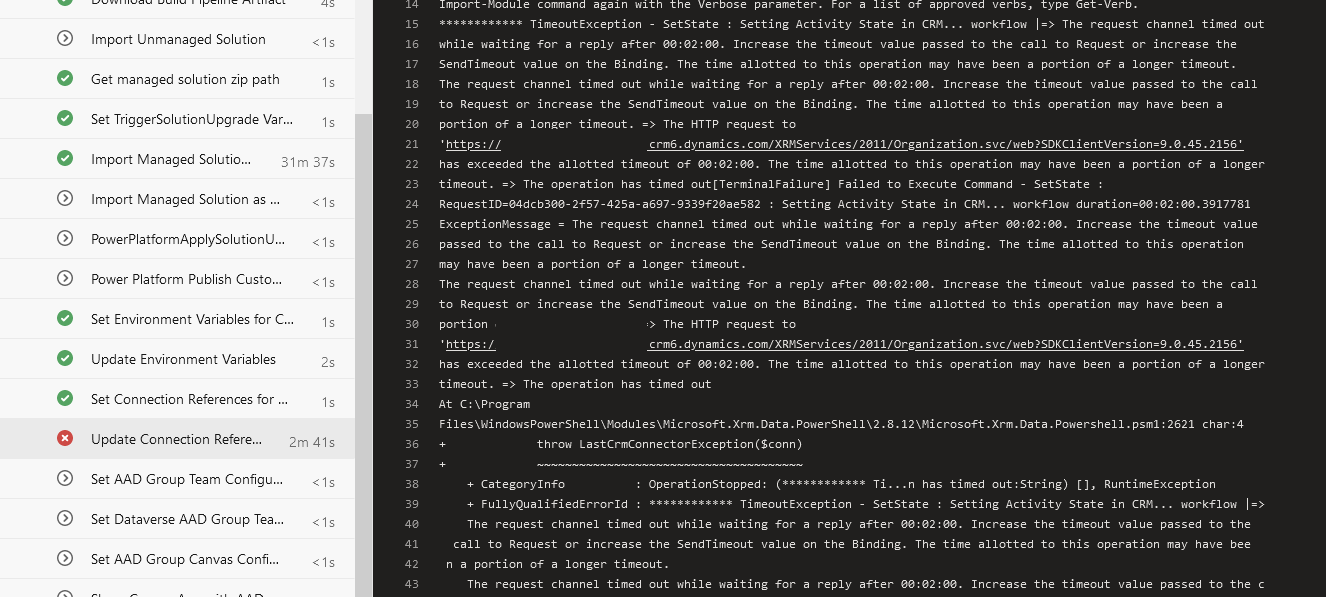 [AA4AM] Update Connection References - Timeout · Issue #672 · microsoft ...