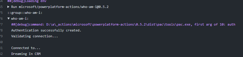 Primary Thread For Powerplatform Actions Not Working For Github Workflows Using Actions 0 5 1 Or