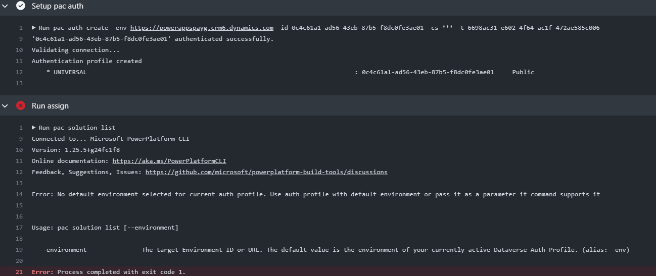 Dotnet Tool Pac In Actions · Issue 643 · Microsoft Powerplatform Vscode · Github