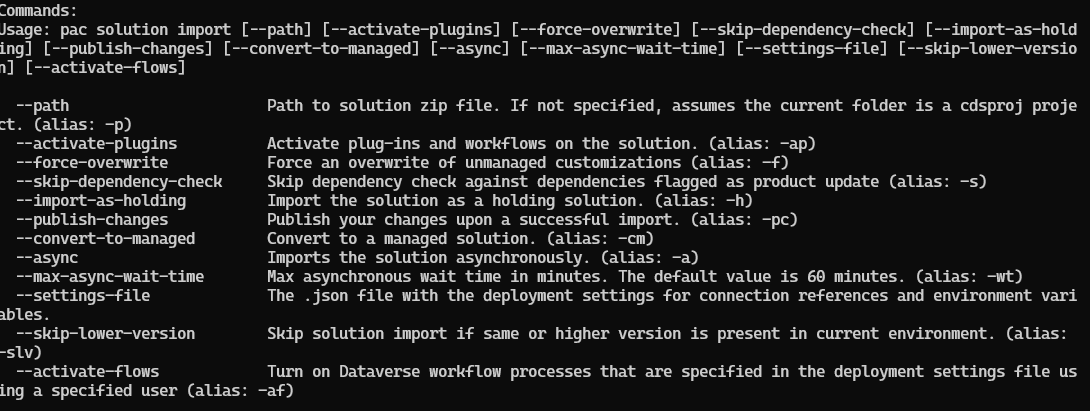 Solution Import - Activate Plugins param · microsoft powerplatform ...