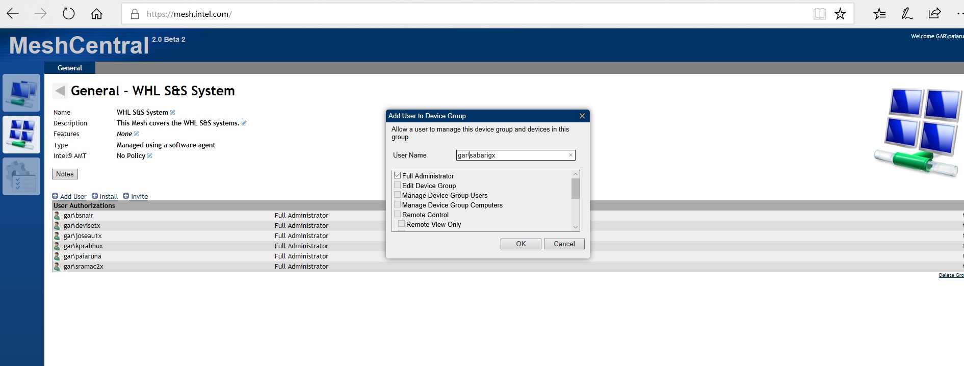 not able Add new users to the Mesh · Issue #224 · Ylianst/MeshCentral · GitHub