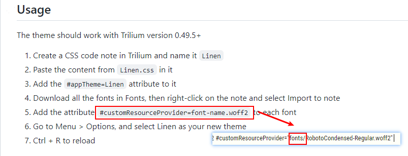 readme have a small problem · Issue #2 · mondayrobot/trilium-linen-theme · GitHub