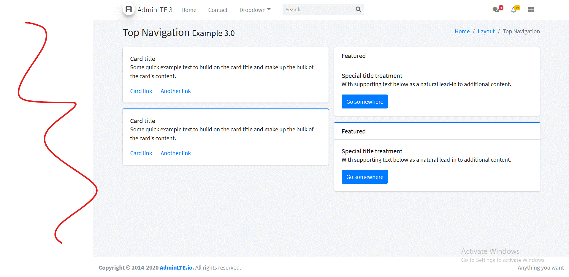 [BUG] Top Nav Page has sidebar with blank in v3.1.0-rc · Issue #3163 · ColorlibHQ/AdminLTE · GitHub