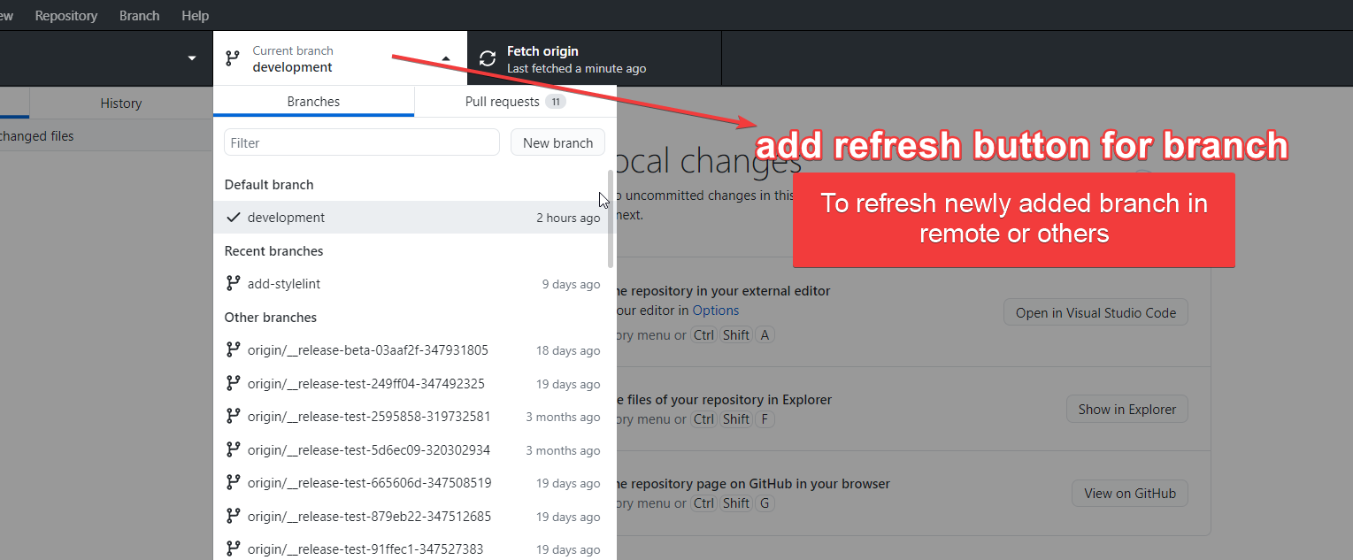 [Enhance] branch ui part · Issue #12080 · desktop/desktop · GitHub
