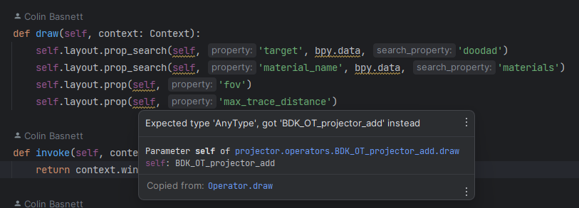 Layout Prop Data Argument Should Be Object Not Anytype · Issue 141 · Nutti Fake Bpy Module