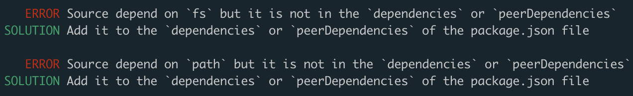 bug: doctor PHANTOM_DEPS rule not support standard library · Issue #504 · umijs/father · GitHub